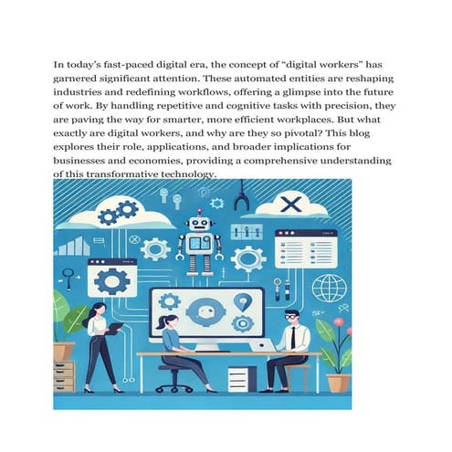 What Are Digital Workers? Breaking Down Their Role in Automation and ...