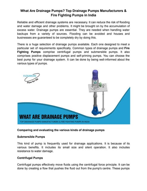 Types of Submersible Pumps by Darling Pumps.pptx