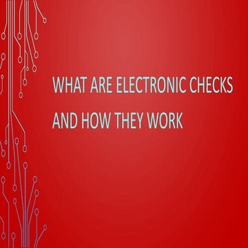What Are Electronic Checks and How They Work.pdf
