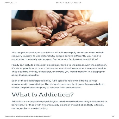 What are family roles in Addiction.pdf