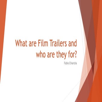 Conventional film poster traits | PPTX