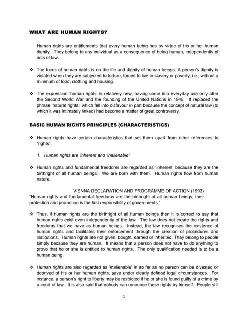 Ppt on human rights | PPTX