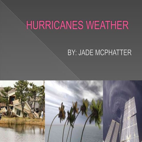 What Are Hurricanes | PPTX