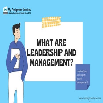What are Leadership and Management | PPTX