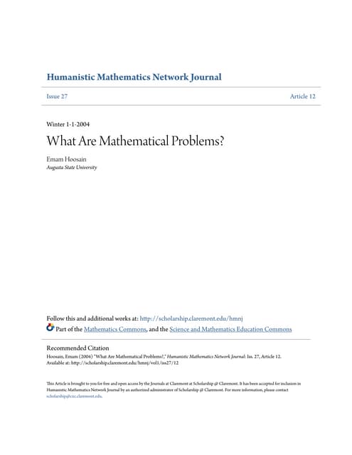 A Cognitive Tool To Support Mathematical Communication In Fraction Word Problem Solving | PDF