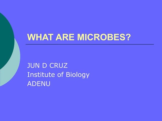 DPT - Microbiology introduction | PPT