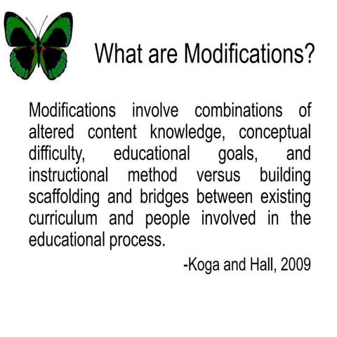 What Are Modifications | PPTX