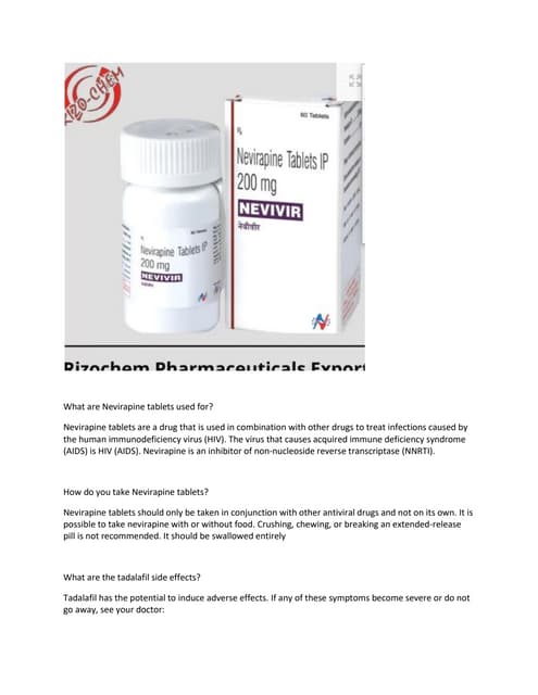 ACRIPTEGA TABLET USES, BENFITS AND SIDE EFFECTS | PPT