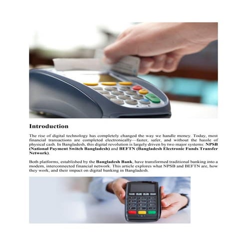 💳 What Are NPSB and BEFTN? A Complete Guide to Electronic Banking in ...