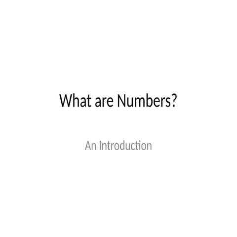 what_are_numbers. Mathematics numbers maths | PPTX