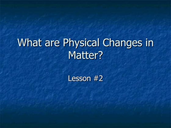 States Of Matter Power Point | PPT