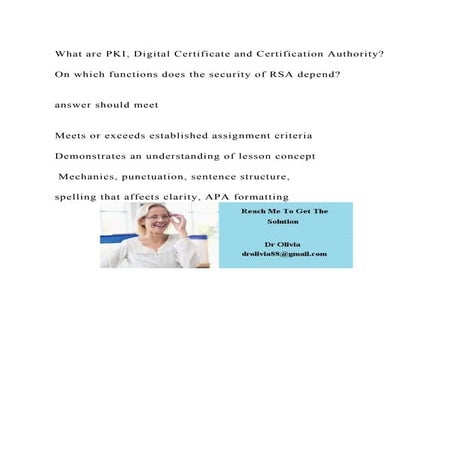 What are PKI, Digital Certificate and Certification AuthorityOn | DOCX