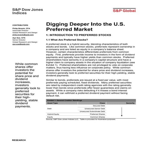What are preferred stock 2016 | PDF | Stocks and Bonds | Personal Investing