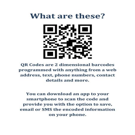 What are qr codes | DOCX