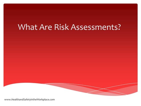 Powerpoint Risk Assessment | PPTX | Medical Tests | Medical Health