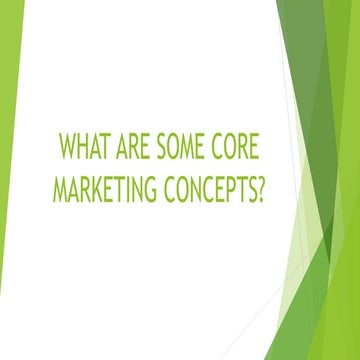 Concept of core marketing | PPTX