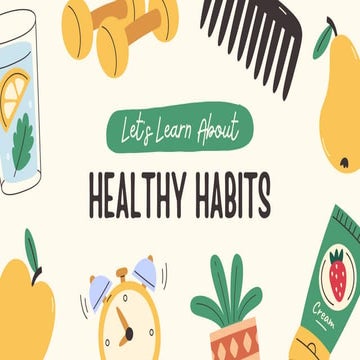 Habits and bad habits | PPTX