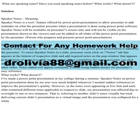 What are speaking notes Have you used speaking notes before What wo.pdf