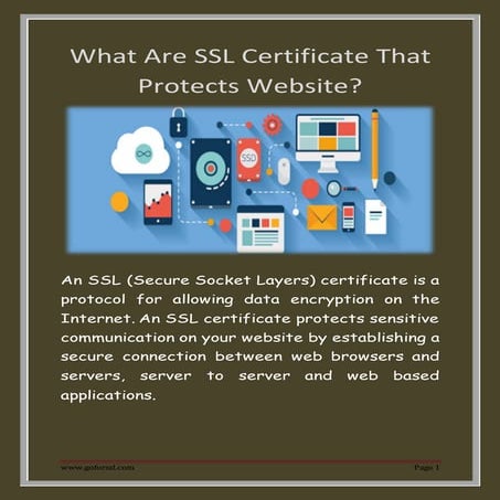 What Are Ssl Certificate That Protects Website Pdf