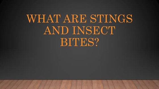 Bee sting MANAGEMENT | PPT