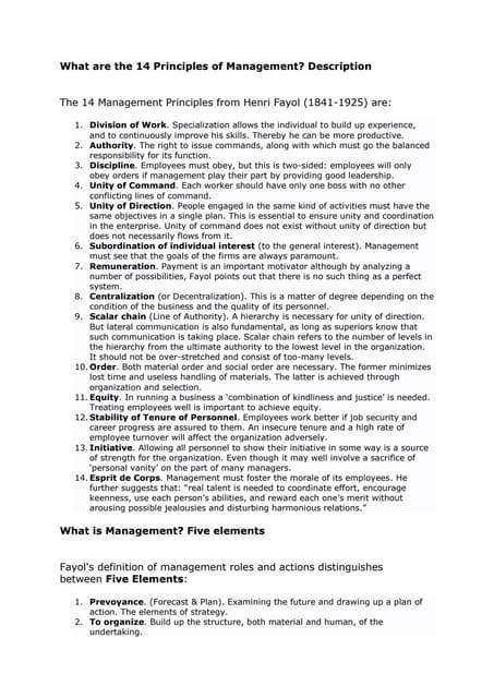 Principles of Management | PPT