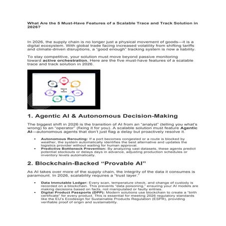 What Are the 5 Must-Have Features of a Scalable Trace and Track ...