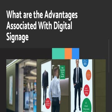 What are the Advantages Associated With Digital Signage | PPT