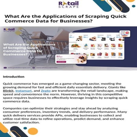 Rise of Quick Commerce, how ecommerce grow | PDF