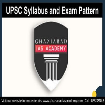 UPSC IAS Syllabus and Exam Pattern | Top IAS Coaching Institute ...