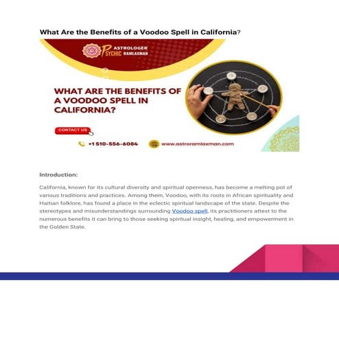 What Are the Benefits of a Voodoo Spell in California_.docx