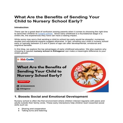 What Are the Benefits of Sending Your Child to Nursery School Early.docx