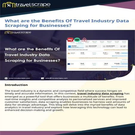 What are the Benefits Of Travel Industry Data Scraping for Businesses.pptx