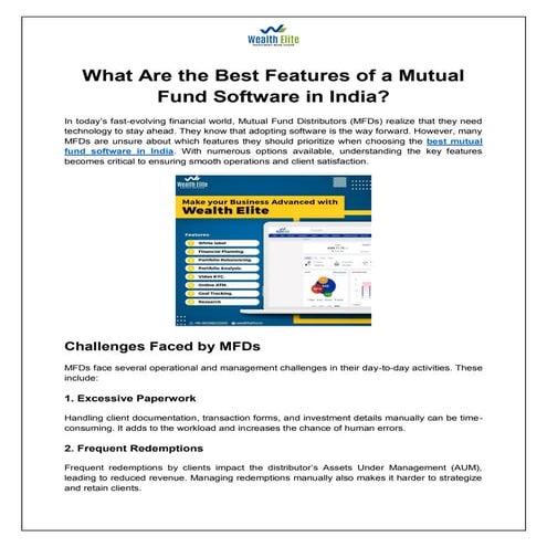 What Are the Best Features of a Mutual Fund Software in India.pdf