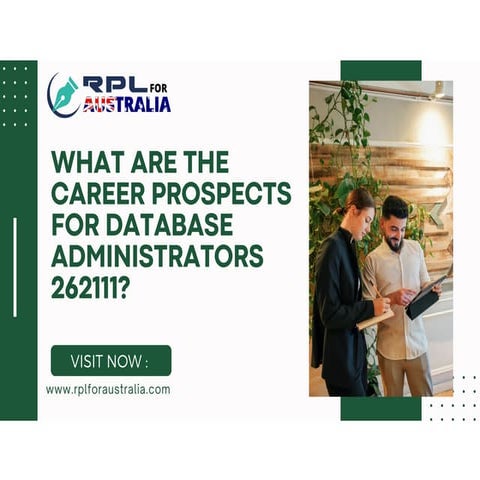 What are the career prospects for Database Administrators 262111 | PPT
