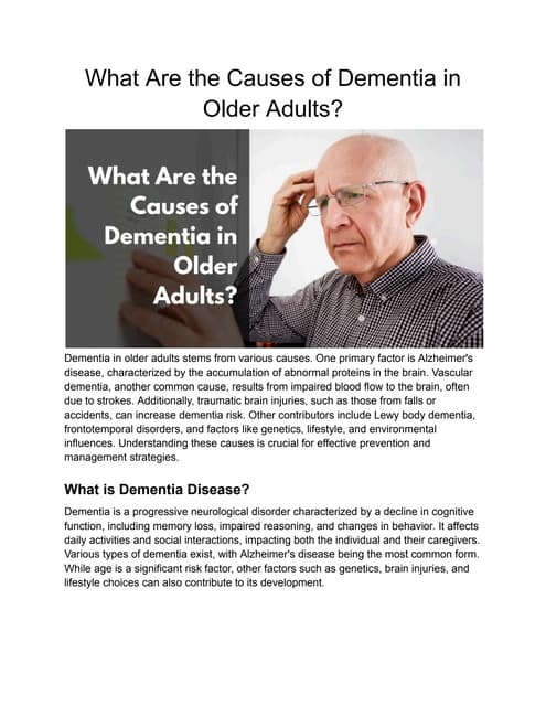 Dementia | PPTX