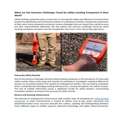 Utility Design & Coordination Blog | PDF