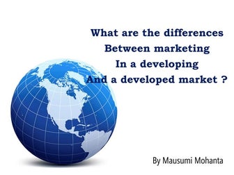 Developing vs developed markets | PPT