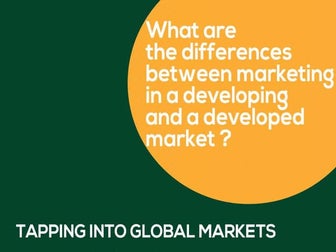 Developing vs developed markets | PPT