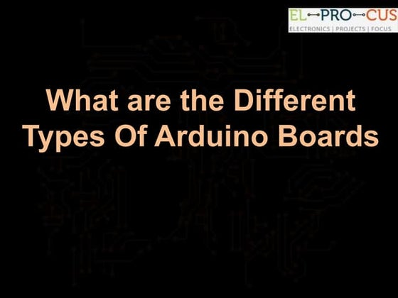 Arduino For Beginners Introduction To Arduino Presentation 3633