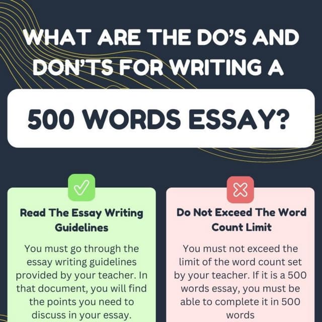 What Are The Do’s And Don’ts For Writing A 500 Words Essay.pdf