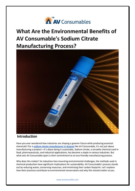 Av Consumable presentations
