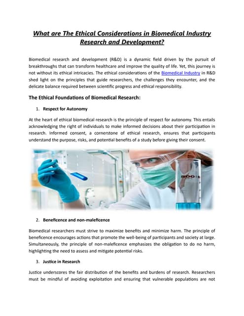 Biosafety and bioethics | PPT