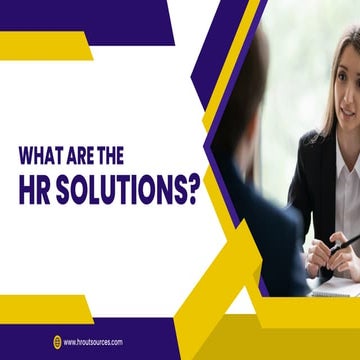 What are the HR solutions | PDF