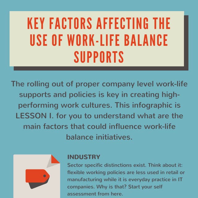 What are the key factors when setting up organisational work life ...