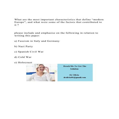 What are the most important characteristics that define modern | PDF