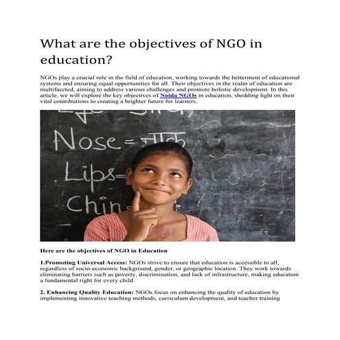 What are the objectives of NGO in education.pdf
