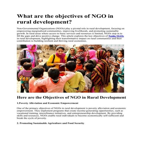 What are the objectives of NGO in rural development.pdf