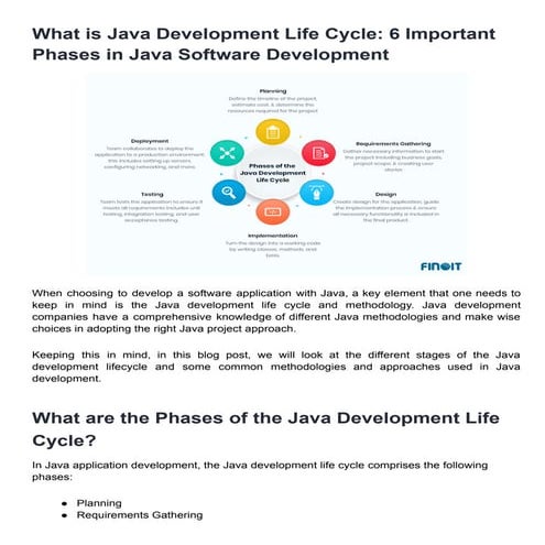 What are the Phases of the Java Development Life Cycle.pdf