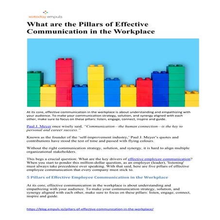 What are the Pillars of Effective Communication in the Workplace.pdf