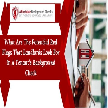 What Are The Potential Red Flags That Landlords Look For In A Tenant’s ...